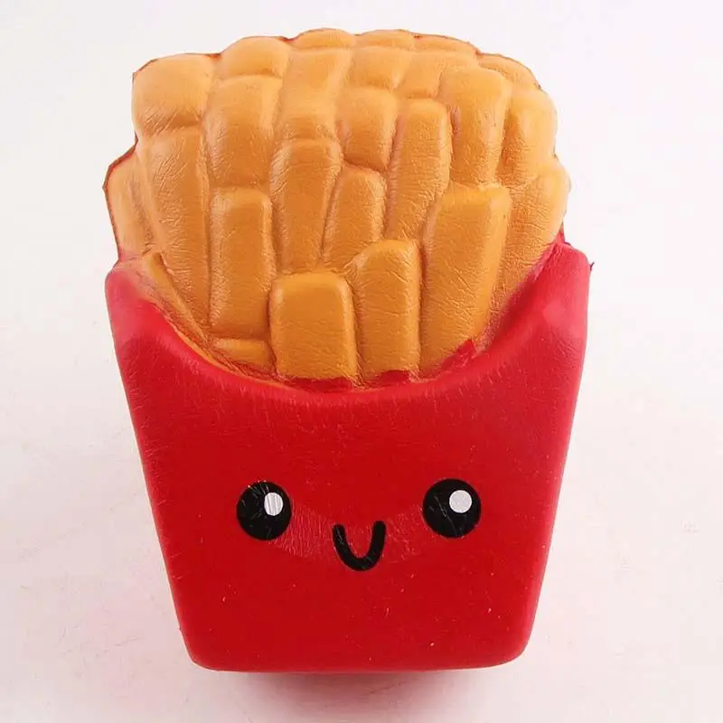 Mskwee Kawaii Squishy French Fries Slow Rising Squeeze Toy French Chips ...
