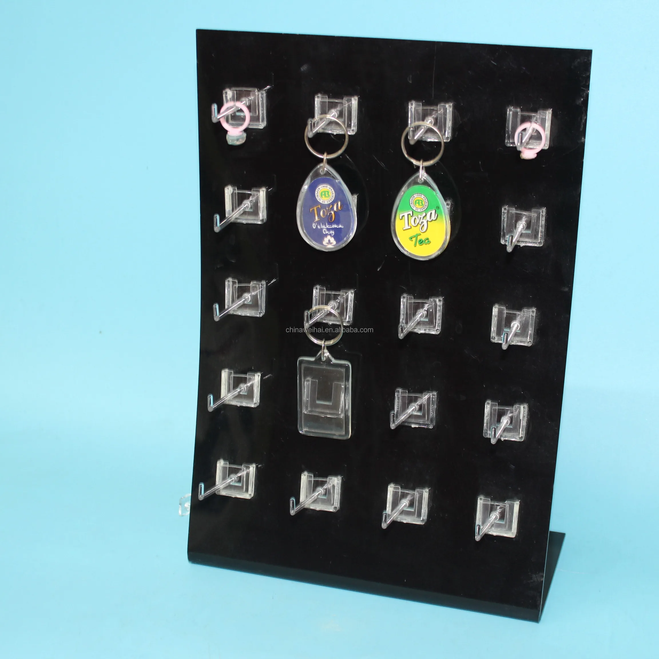 Acrylic Keychain Display Stands - Modern & Durable
