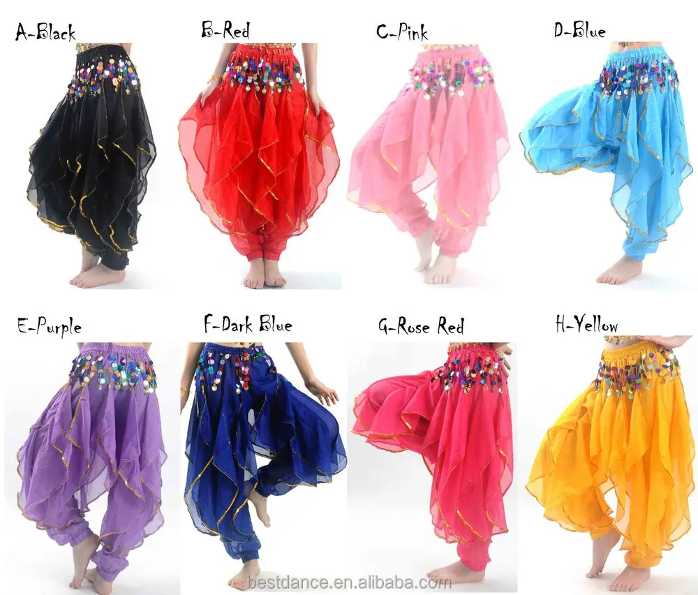 Bestdance Arabic Belly Dancing Harem Pants Tribal Bellydance Costume