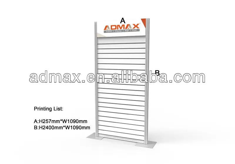 Shop Design Furniture Wall Display Stand With Slatwall /exhibition ...
