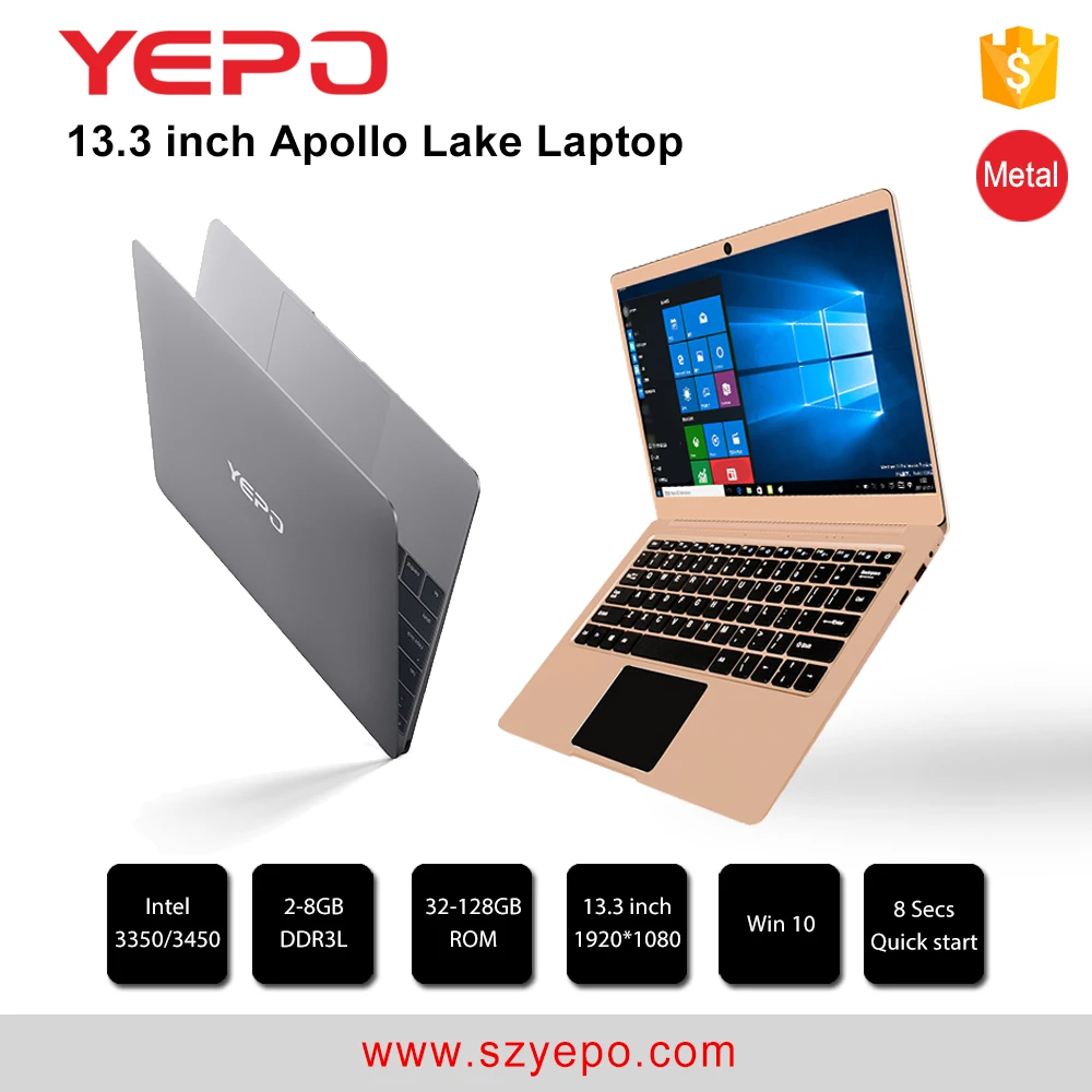 China Laptop Manufacturer Yepo Brand 13.3 Inch New Laptop Not Second ...