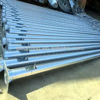 4m 5m 6m 8m 10m 12m Hot Galvanized Light Pole,Steel Pole For Street ...