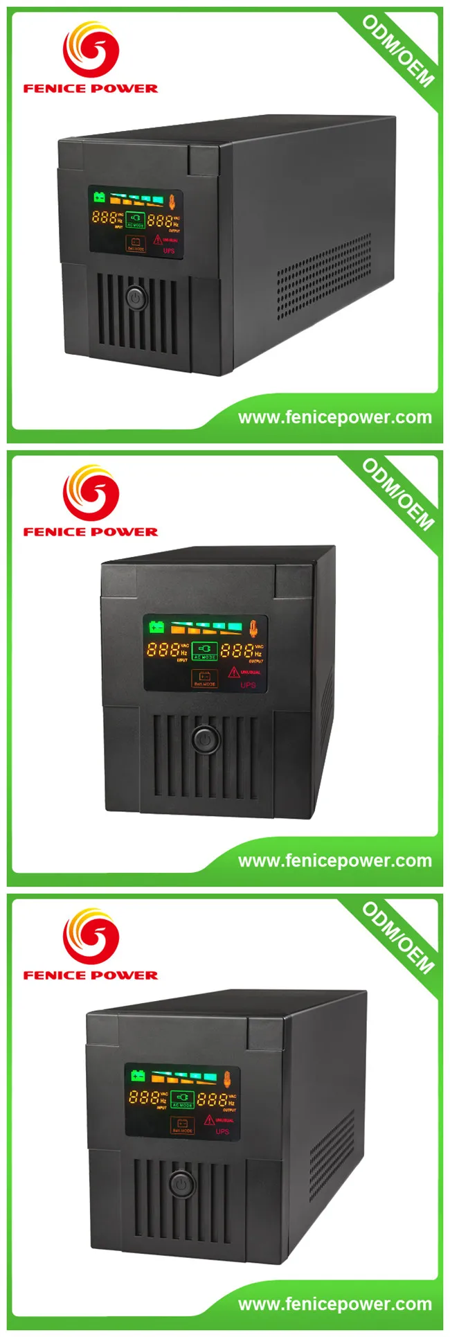 China Offline Ups Portable Backup Power 1200va For Pc Modem With 12 ...