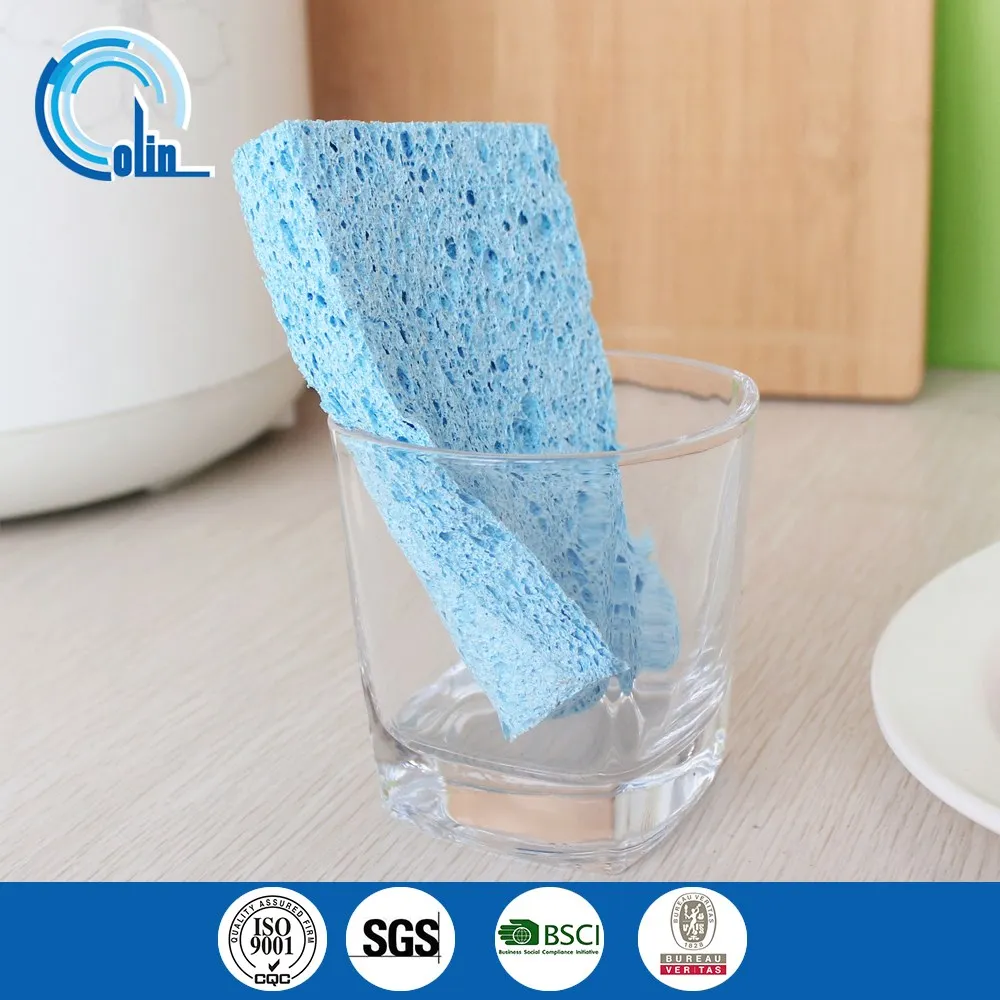 Factory 100% Viscose Super Absorbent Kitchen Cellulose Sponge Wipe With ...