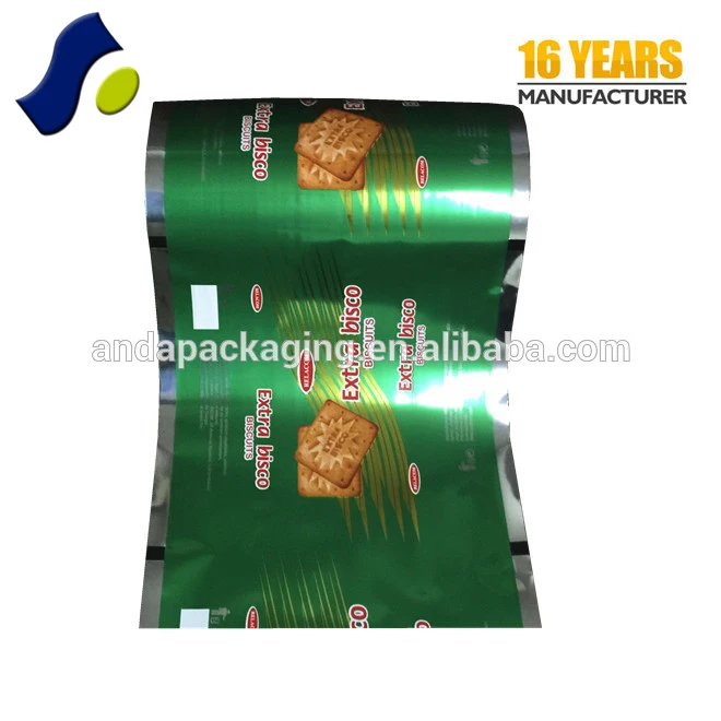 Crisp Packaging Bag/biscuit Wrapper/custom Printed Back Sealed Flat ...