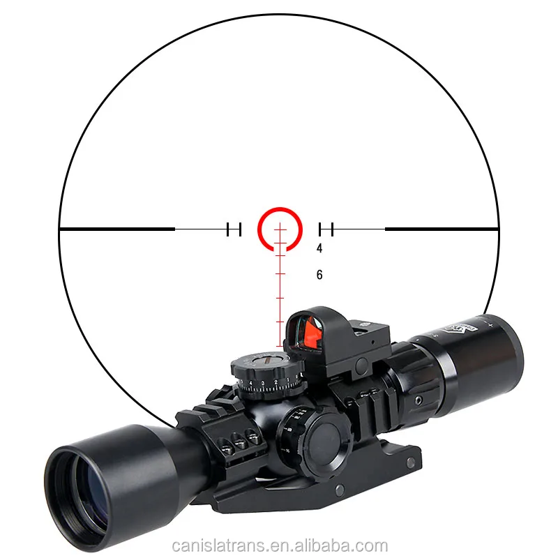 Canislatrans Military Hunting Riflescope Optical 3-9x40firf Rifle Scope ...