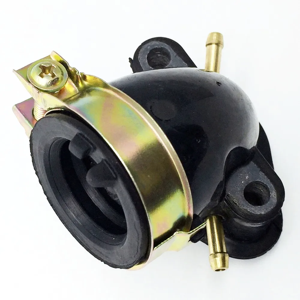 Carburator Joint With Double Intake Pipe Manifold For Gy6 50cc Engine ...