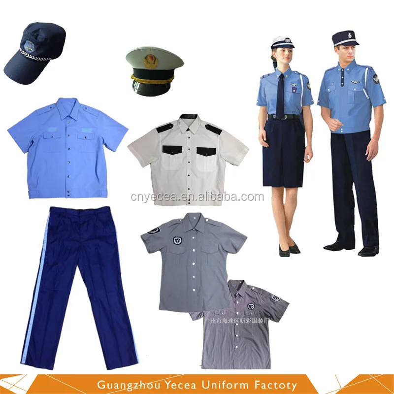 Chinese Factory Supply Design Men And Women Security Guard Uniform In ...