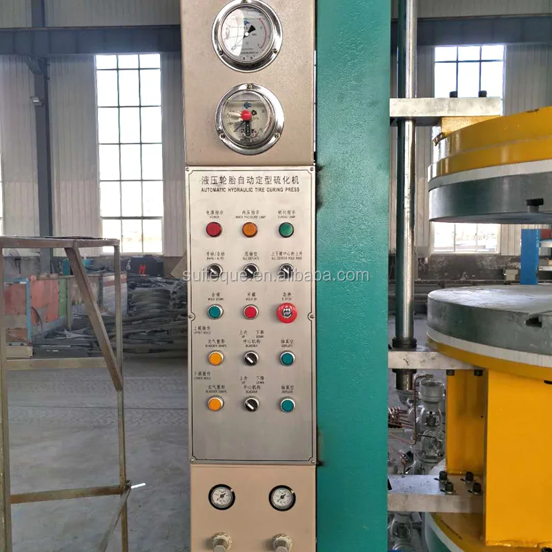 Bom Bladder Shaping Motorcycle Tyre Curing Press/vulcanizer Machine ...