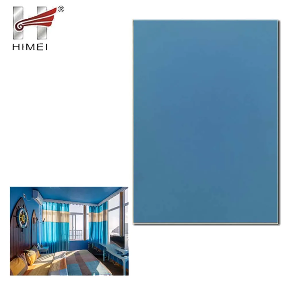 Blue Color Pvc Film Laminated Panel Color Steel Sheet Wall Cladding ...