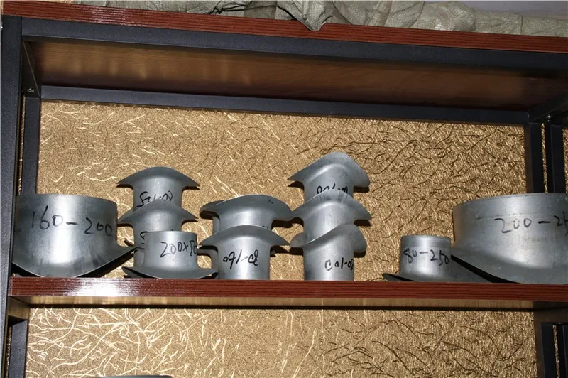 Hvac Galvanized Metal Ducting Spiral Ducting Fittings Pressed Stamped ...