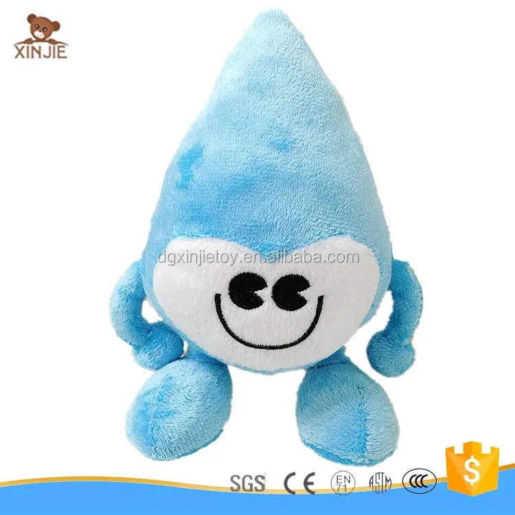 Customized Made Cute Water Drop Shaped Plush Doll Toy - Buy Plush Water ...