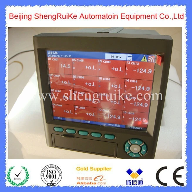 Color Lcd Multi Channel Paperless Data Logger Recorder - Buy Paperless ...