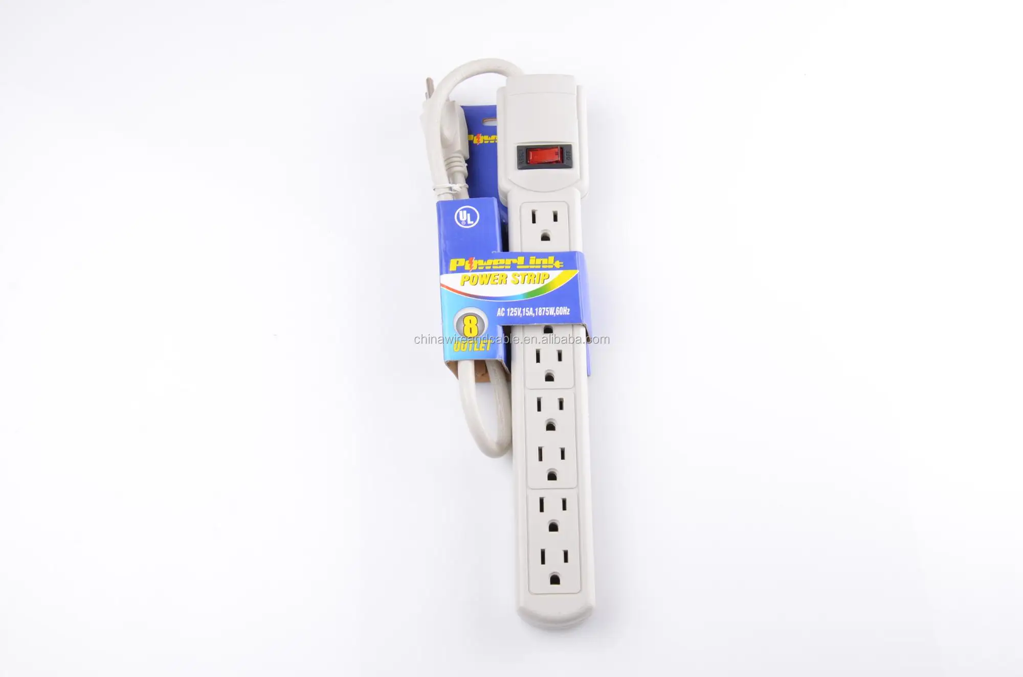 8 Outlets Power Strip - Heavy Duty & Reliable Performance
