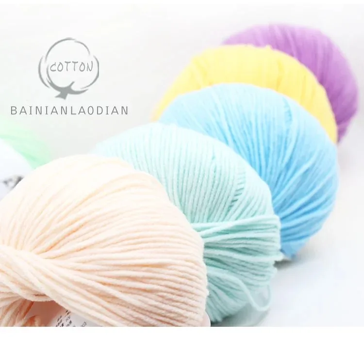 Super Soft 4ply Yarn - 60% Cotton, 40% Acrylic Blend