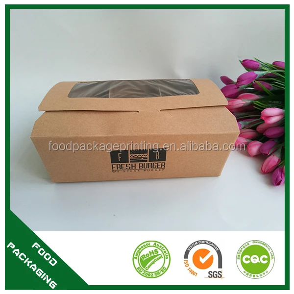 Cheap Eco-friendly Cardboard Take Away Fast Food Box,Food Grade ...