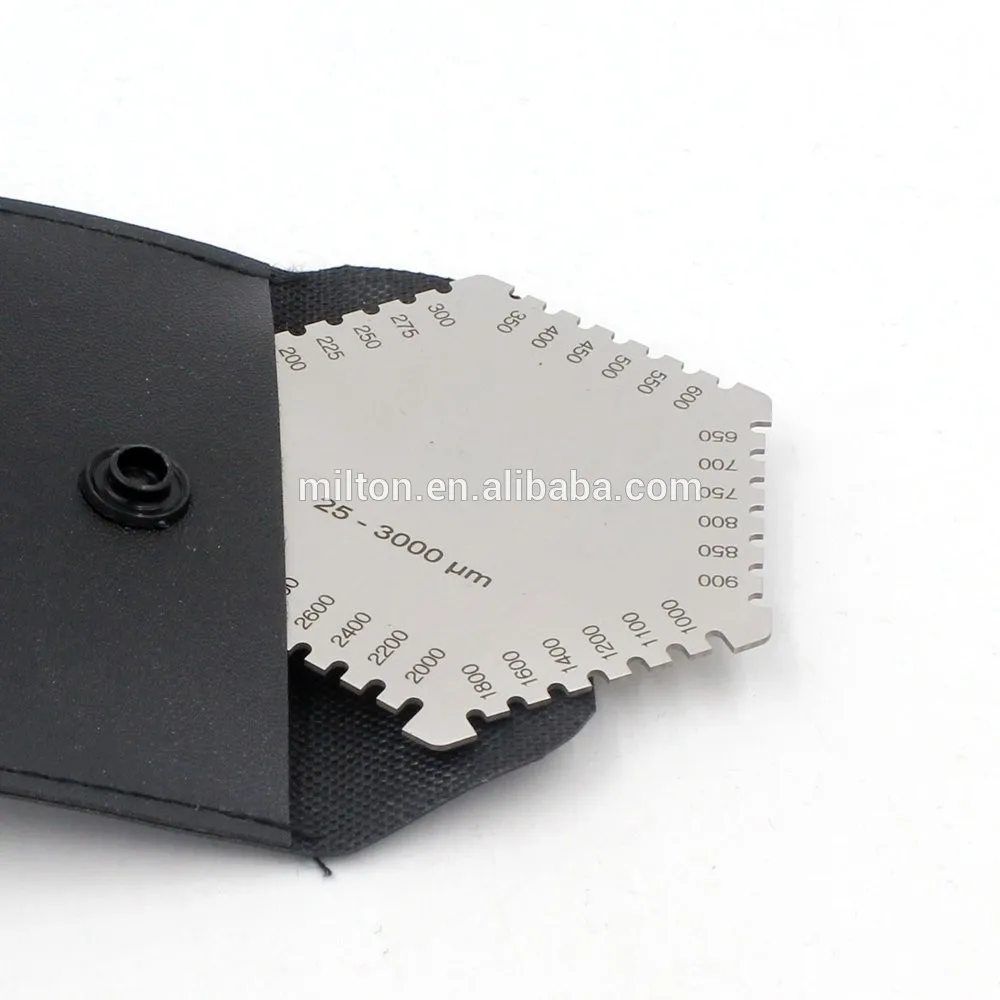 WET FILM COMB Aluminum Wet Diaphragm Comb Gauge 25-3000um
