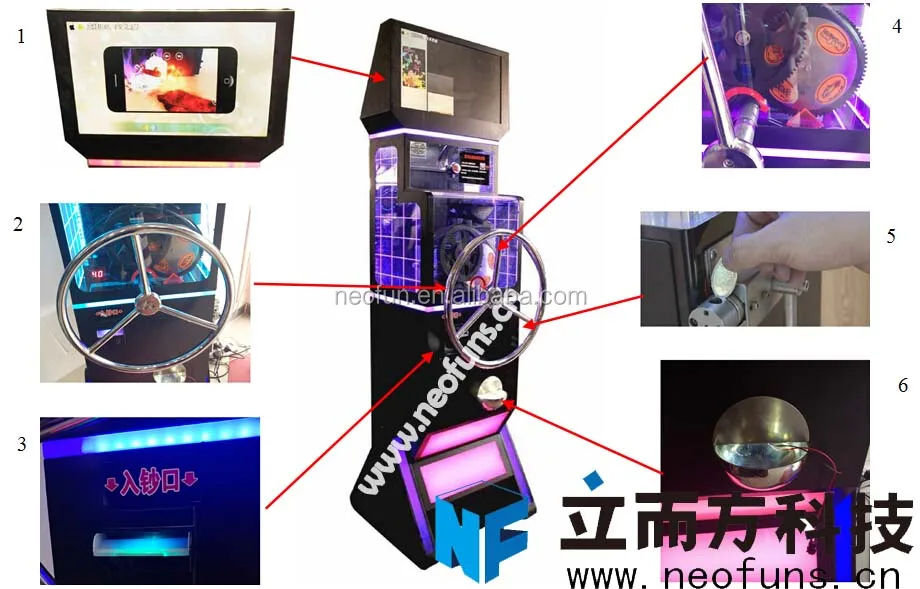 Automatic Coin Operated Arcade Game Machine Diy Souvenir Coin Press ...