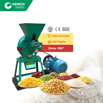 M6ffc360 Small Scale Grain Mill Electric Wheat Rice Maize Corn Grinding ...