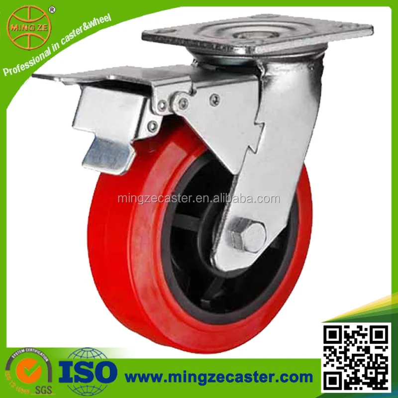 Industrial Platform Trolley Trolley Wheel Caster With Stopper - Buy ...