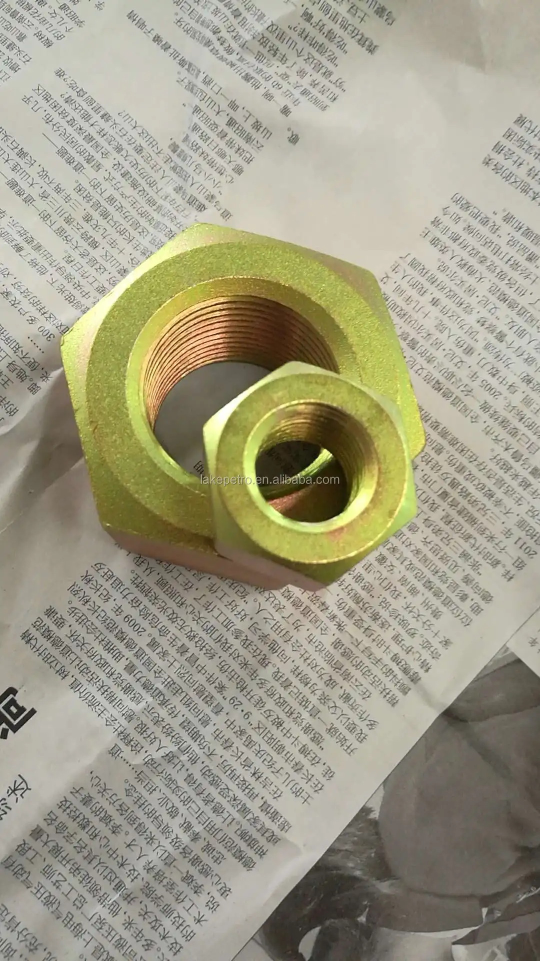 Astm B7 2h Stud And Nut With Api 20e Monogrammed - Buy B7 L7 Stud Bolts ...