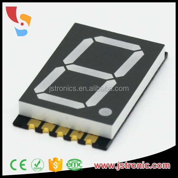 Smt Seven Segment Led Display Single Digit 0.8"inch Smd 7 Segment ...