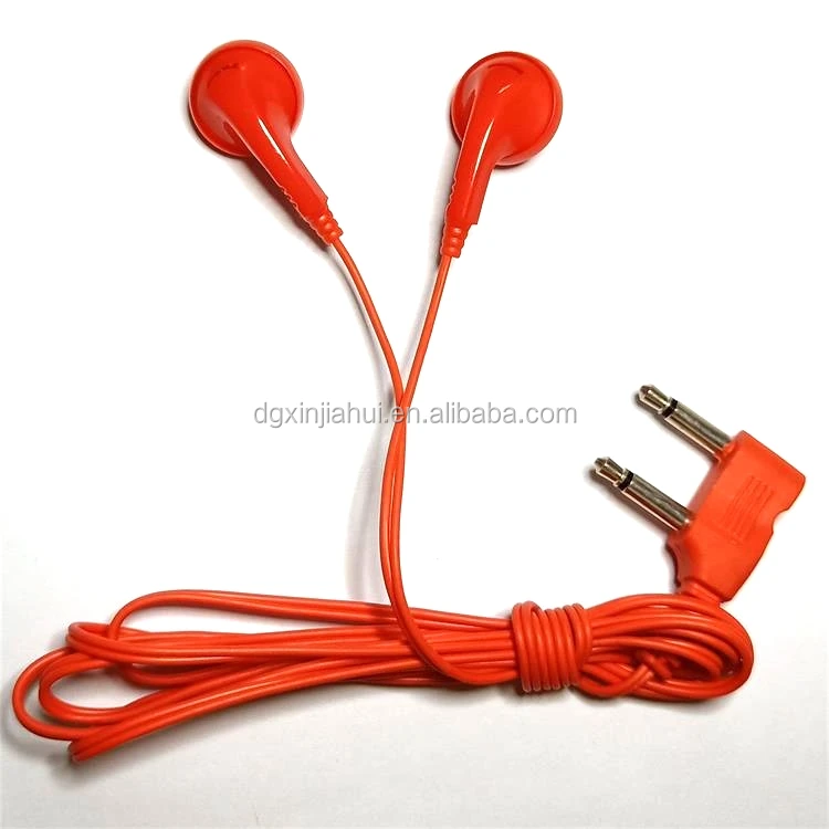 Oem Disposable Double Pin Headphones For Airline - Buy Double Pin ...