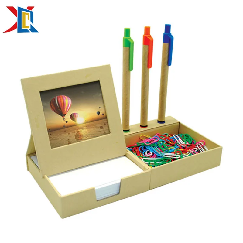 Wooden Pallet Sticky Notes Box Small Notepad With Pen - Buy Sticky ...