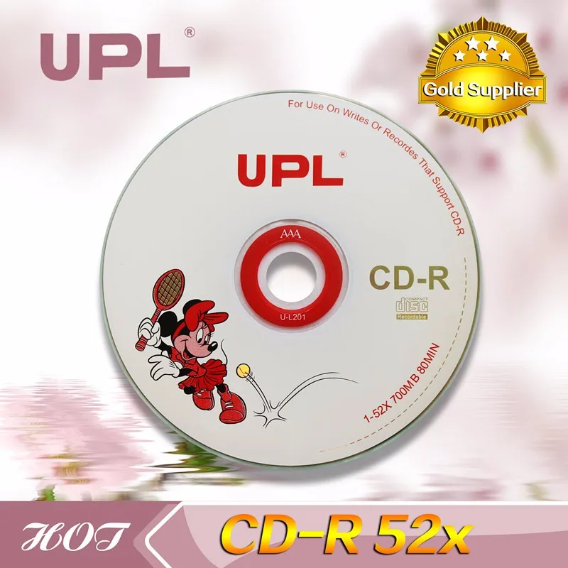 Blank CD-R UPL CD-R Disc - 50pcs Shrink Wrapped Package