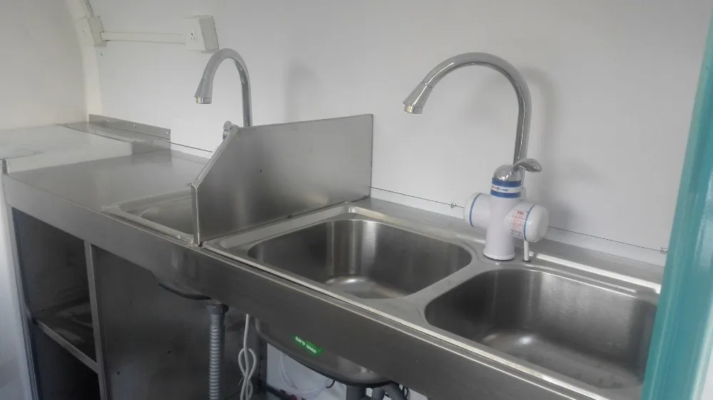 With Hand Washing Tank Food Trailer,Electric Mobile Food Carts With ...