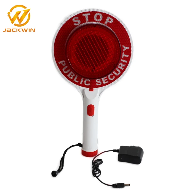 Hand Held Led Warning Light Signs/safety Warning Stop Signs - Buy Led ...