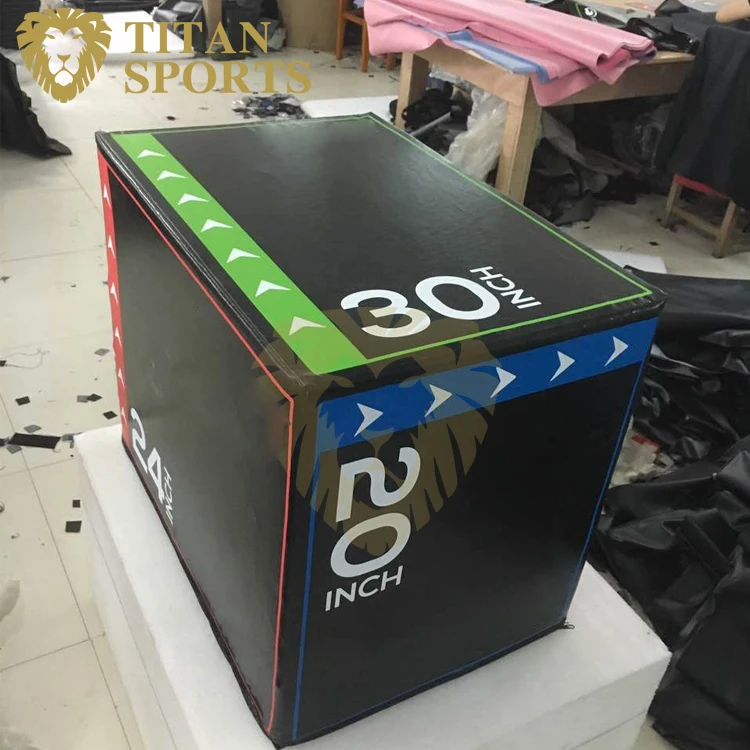 20x24x30 Inch Soft Plyometric Jump Box - Durable & Customizable