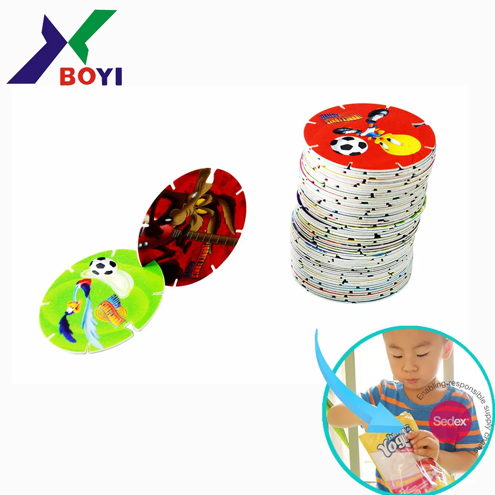 Custom 3D PP Material Tazos De Pokemon Card - Educational Toy