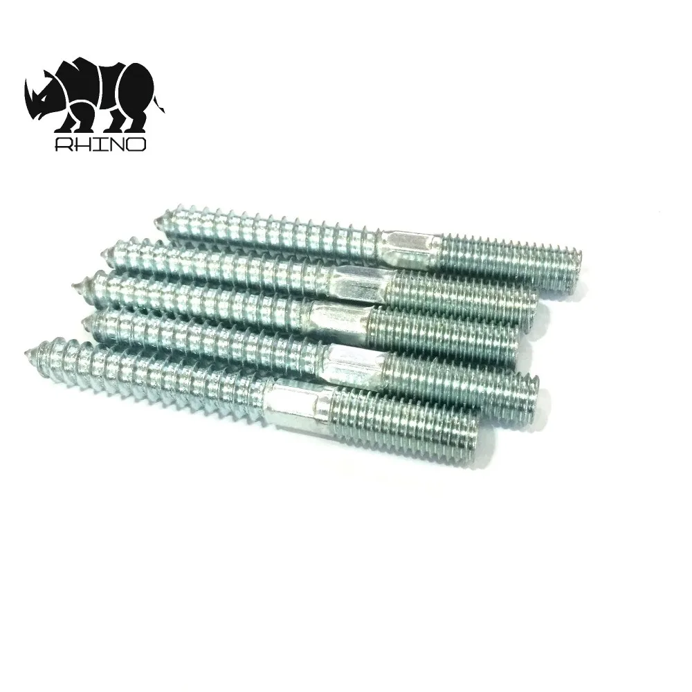Galvanized Double Wood Machine Thread Hanger Bolt Dowel Screw - Buy ...