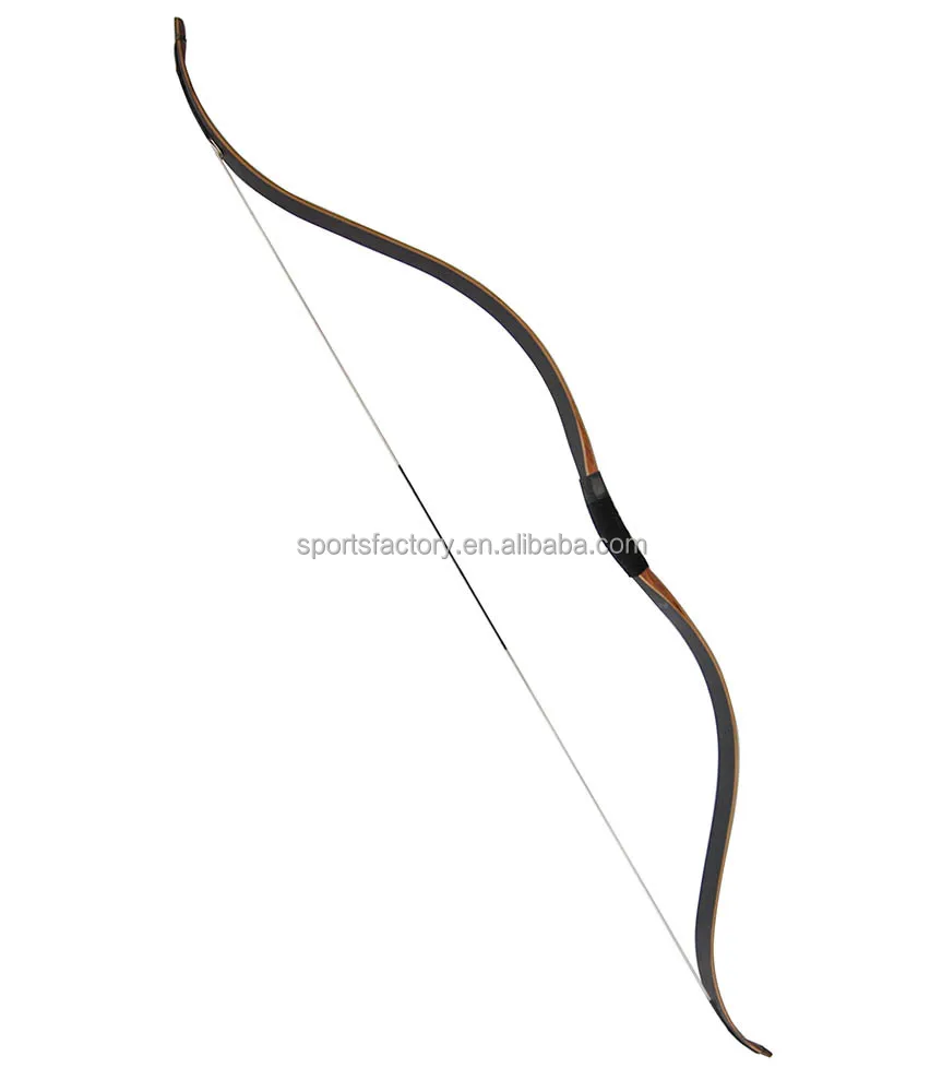 China Purely Handmade Traditional Recurve Bow 28'' 40lbs Black ...