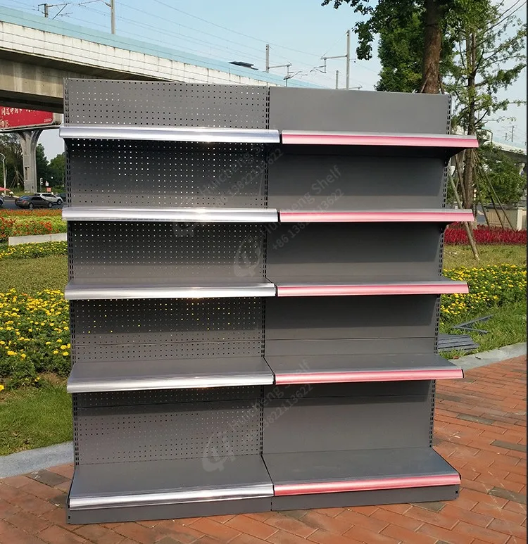 Factory Directly Supermarket Shelves Single Side Punch Board Grocery ...