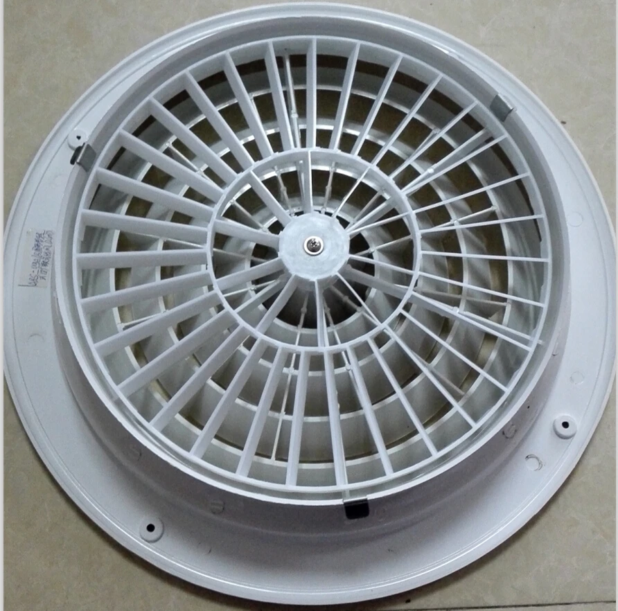 Abs Plastic Round Ceiling Air Diffuser Air Grille - Buy New Hvac Products In Guangzhou China ...