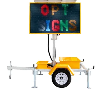 Road Side Vms Portable Outdoor Traffic Display Board Led Signs Trailers ...