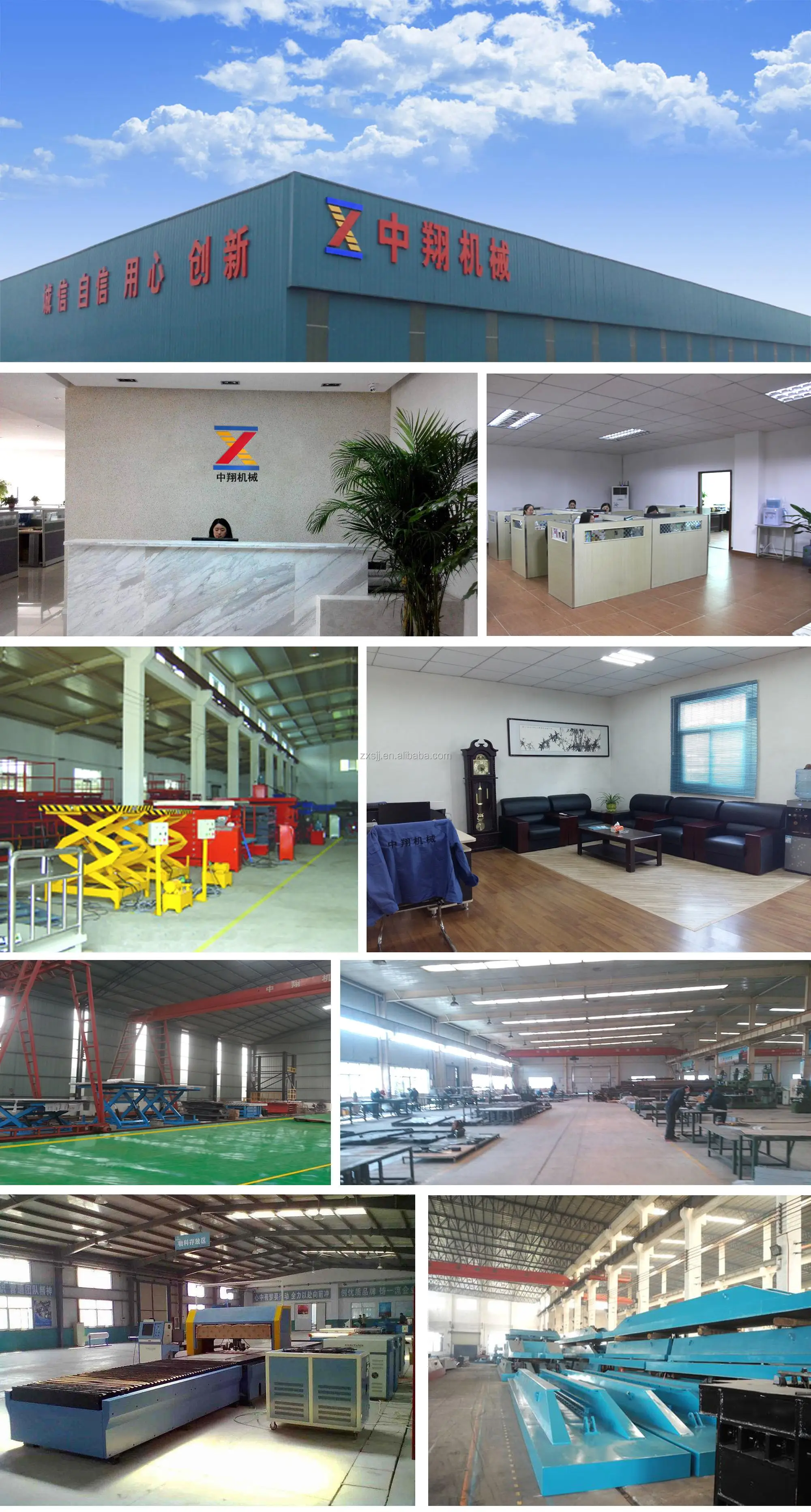 Customized Hydraulic Lift Platform with Roller - ZHONGXIANG