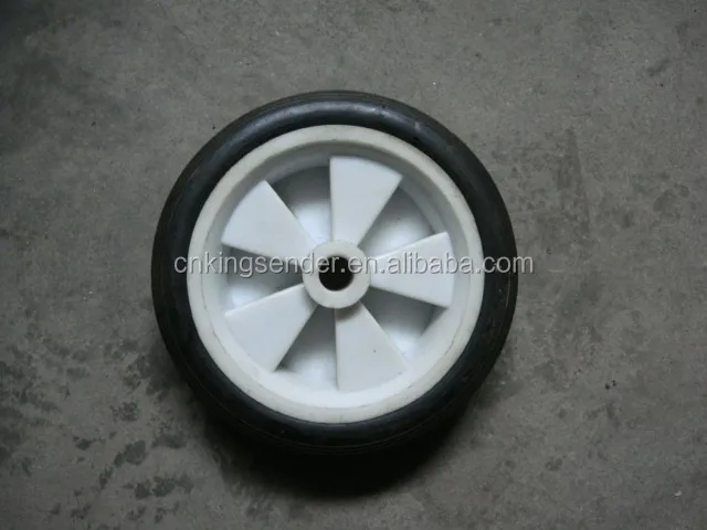 5 Inch Small Solid Rubber Wheels For Hotel Luggage Cart,Shopping ...