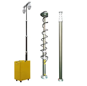 9m Heavy Duty Telescoping Pneumatic Light Air Operated Mobile Tower ...