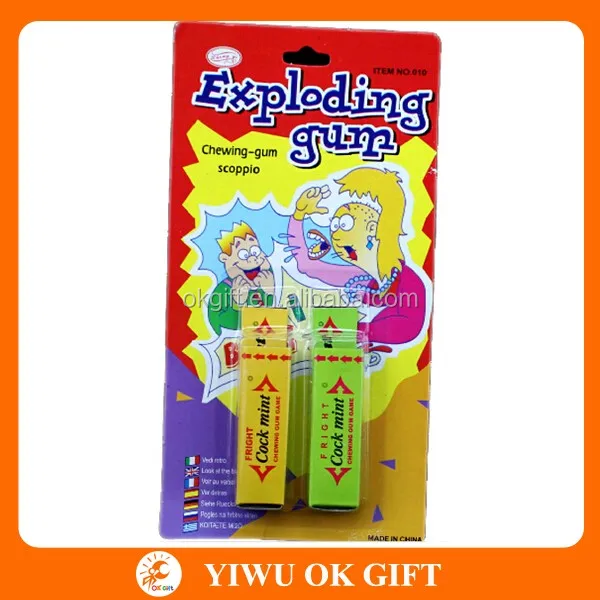 Halloween And April Fool's Day Exploding Chewing Gum Party Joke Toys ...