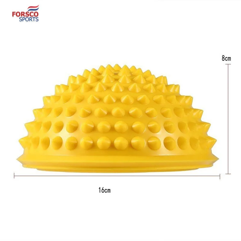 16cm Spicky Hemisphere Massage Ball Balancing Ball For Foot Sole Random