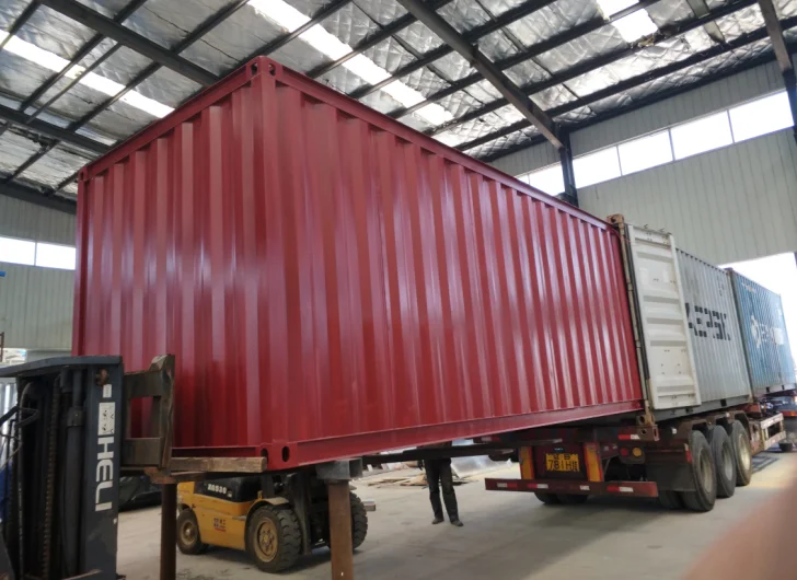 Low Cost Prefab Expendable Container Sliding House