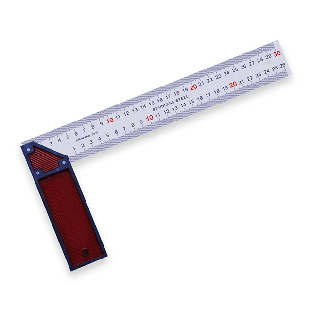 MEASPRO 300MM/12INCH Heavy Duty Try Square/Tri Square Ruler with Zinc ...