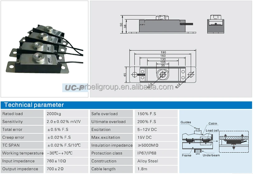 Elevator Cabin Weight Detector/up-p Emk-hdjd - Buy Elevator Weight ...