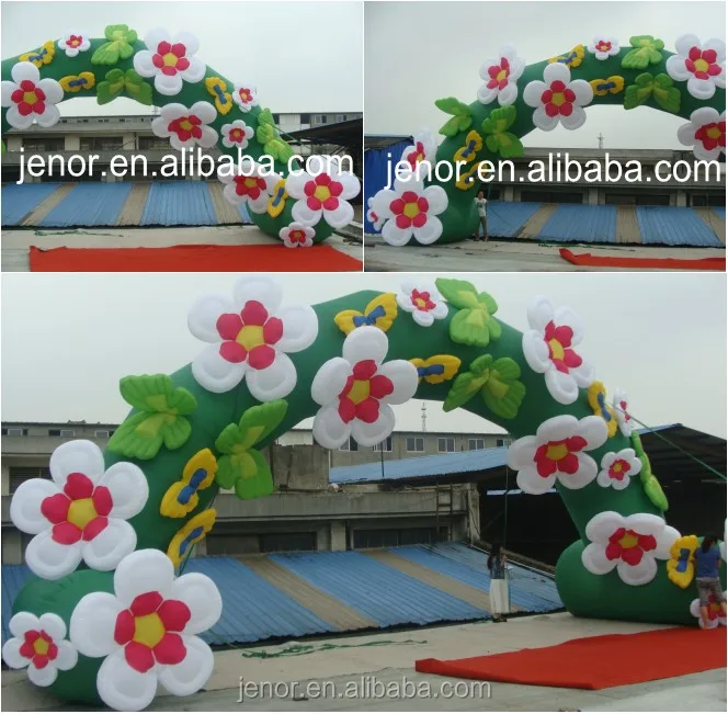 Giant Factory Butterfly Inflatable Flower Arch For Stage Decoration ...