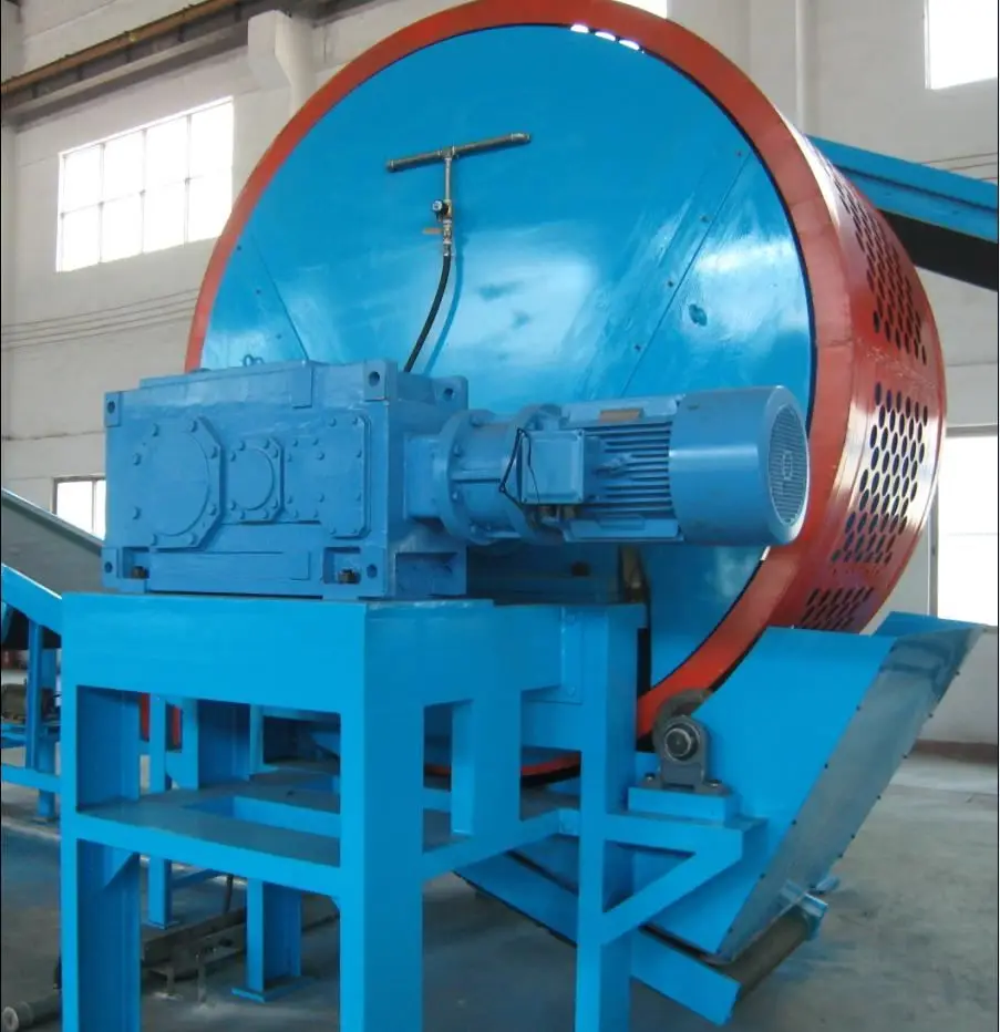 Single Shaft Small Tire Shredder / Tire Recycling Shredder Tyre ...