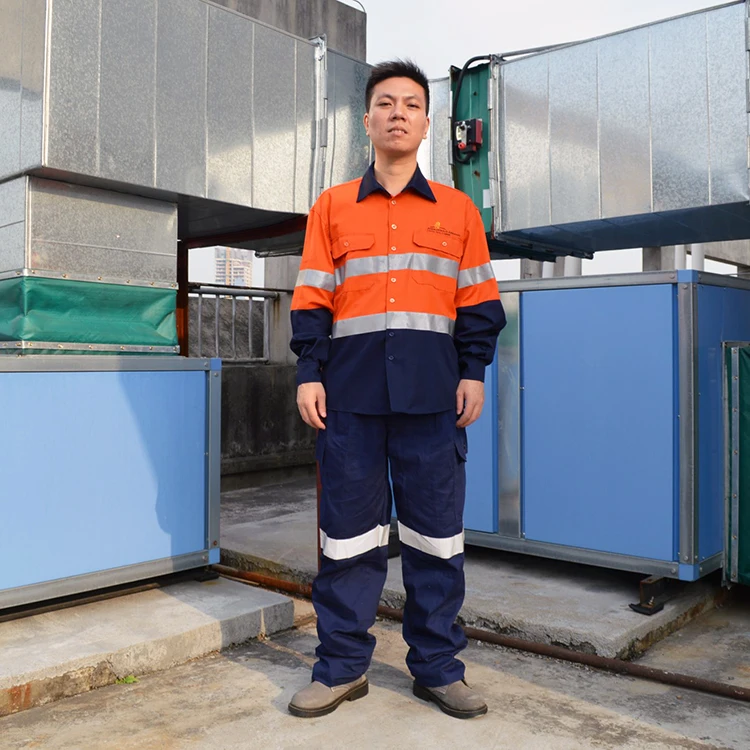 Custom Made Construction Worker Reflective Work Uniforms - Buy ...