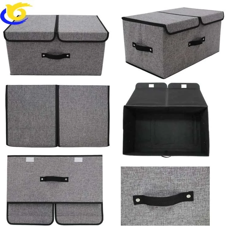 Collapsible Cardboard Storage Box With Lid - Buy Cardboard Storage Box ...